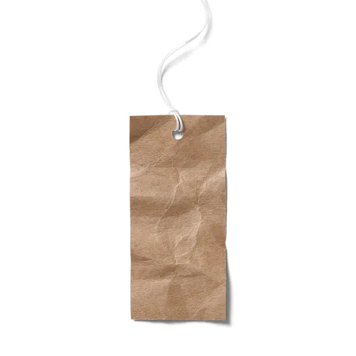 Wrinkled Kraft Label Tag With String wrinkled-kraft-label-tag-with-string